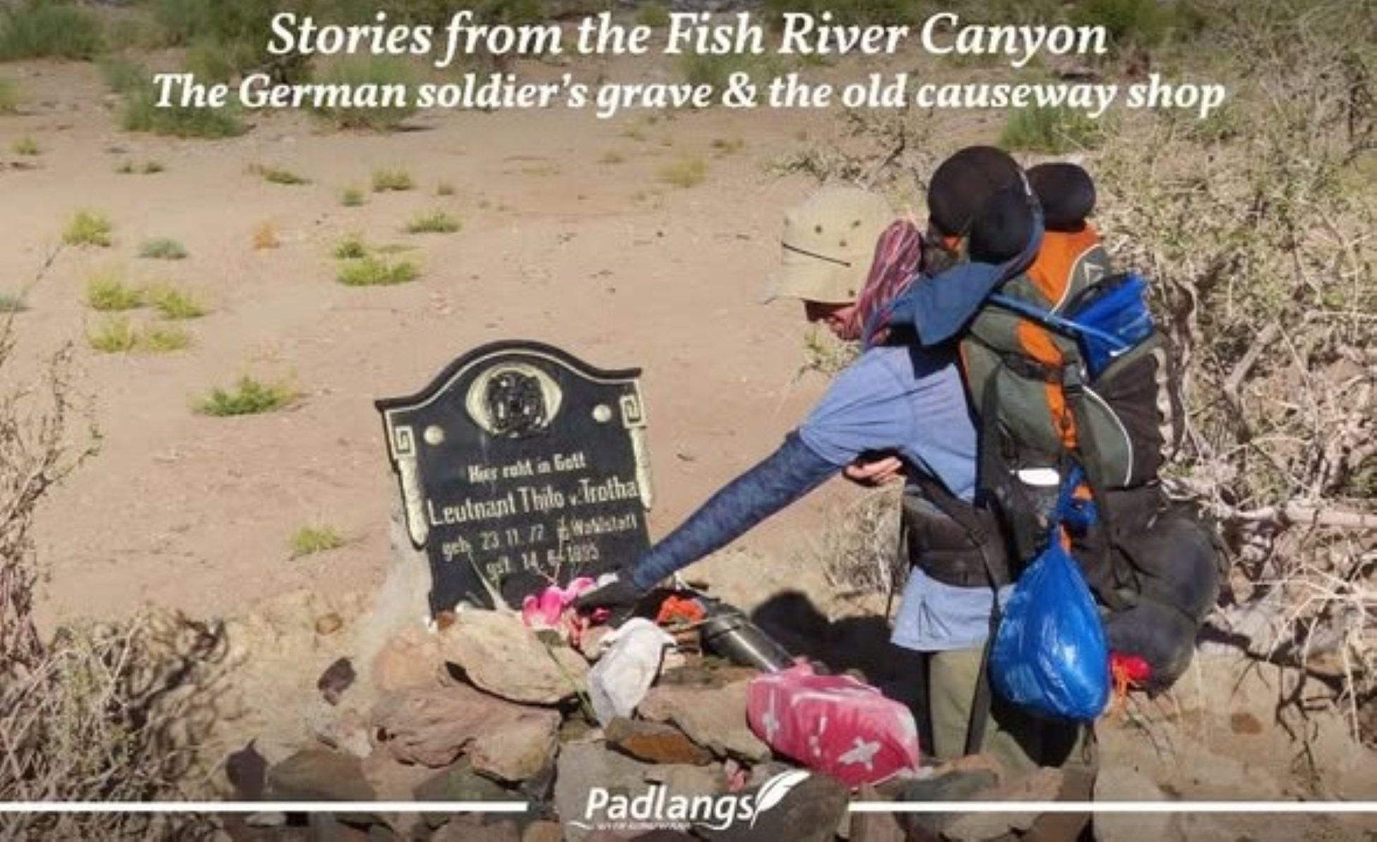 The German soldier’s grave & the old causeway shop